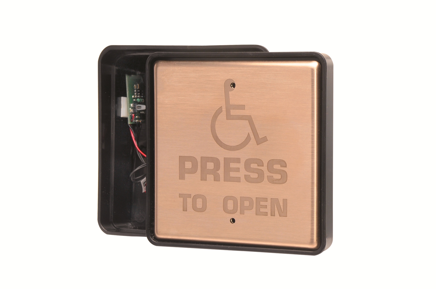 Hygiene Friendly Push Pads for Automatic Doors | Hotron