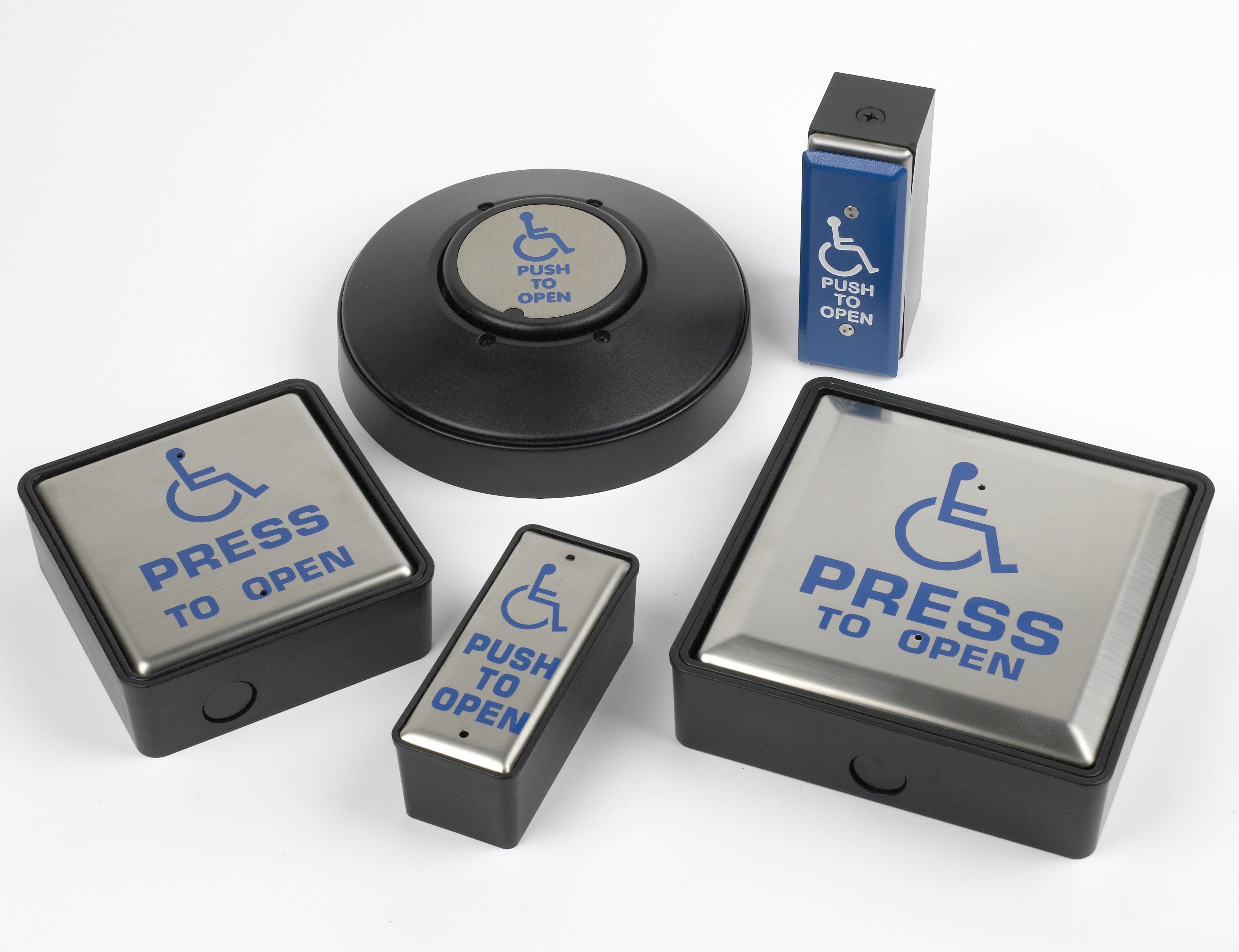 Stainless Steel Push Pads for Automatic Doors | Hotron